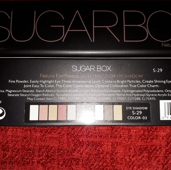 Sugarbox | Makeup | Sugarbox Eyeshadow | Poshmark